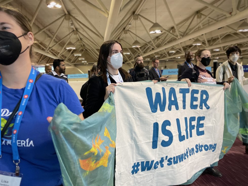 Water is Life! Disrupting the flow of the PDAC convention | Mining ...